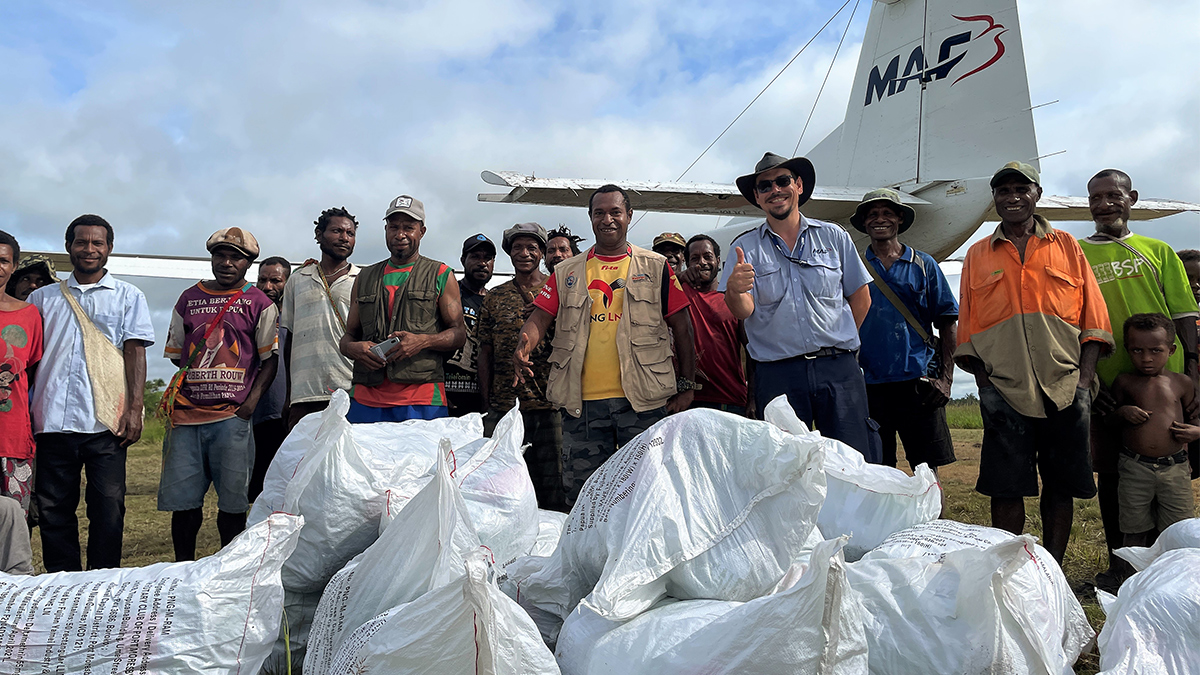 ‘One day’s trek is 5 mins of flying’ - MAF flies mosquito nets to ...