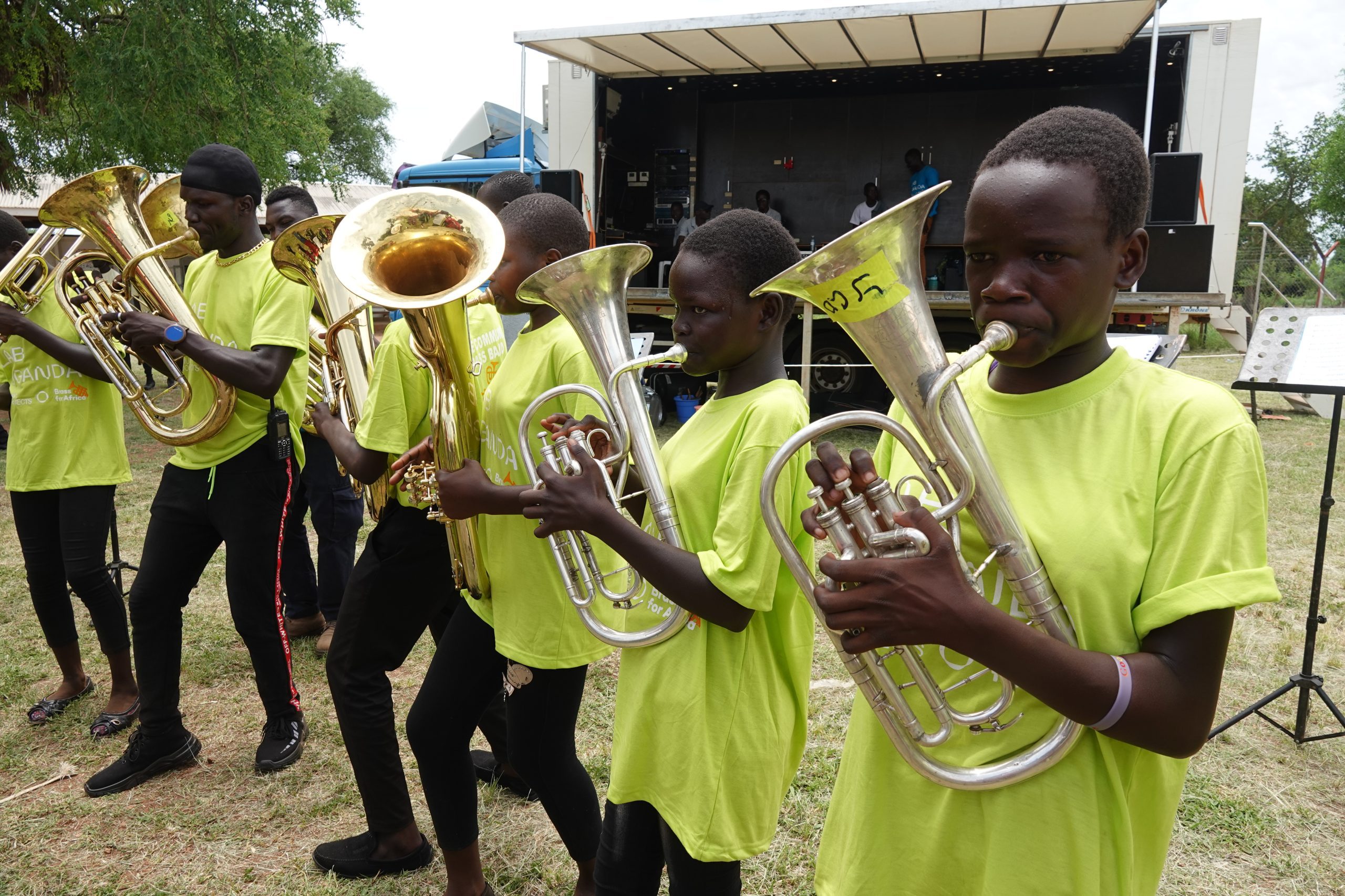 Refugees find hope through music charity supported by MAF - Mission Aviation Fellowship